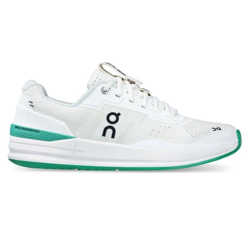 Jual Sepatu tennis on cloud pro x roger pederer white green | Shopee ...