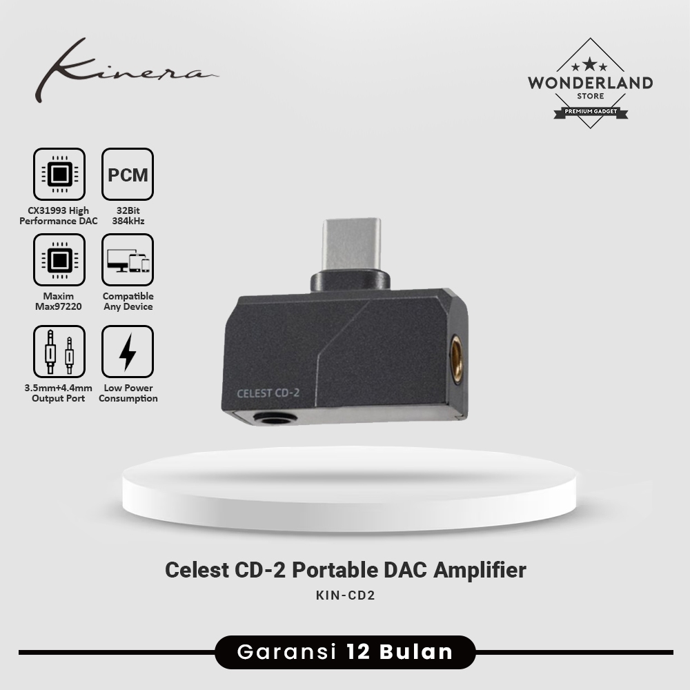 Jual Kinera Celest CD-2 Amplifier Portable Adapter USB-C with DAC Chip ...