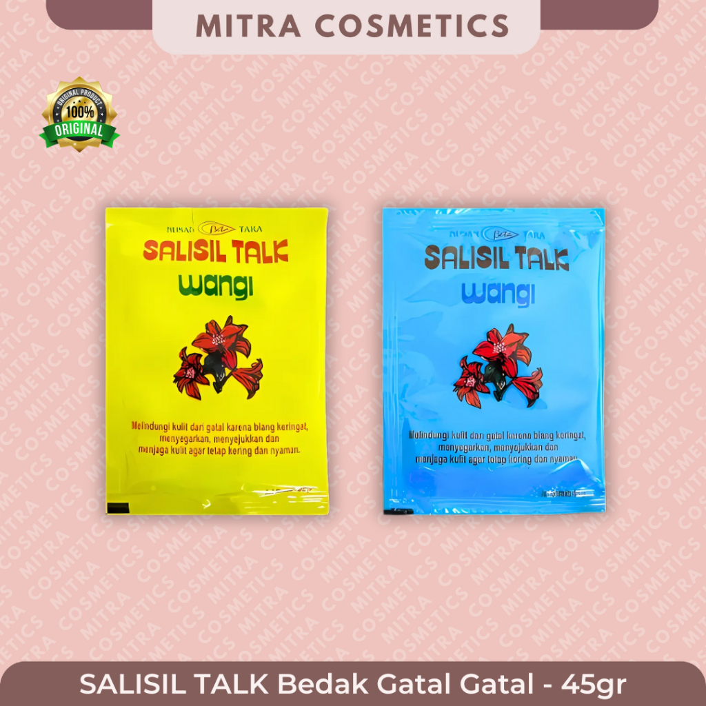 Jual [Mitra Cosmetics] Salisil Talk Wangi Sashet | Bedak Gatal Gatal ...