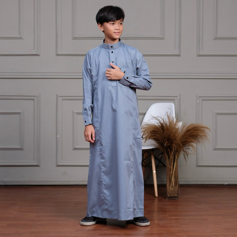 Jual BIN HASYIM Gamis anak laki-laki premium lengan manset Jubah anak ...