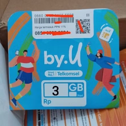 Jual KARTU BYU KUOTA 3GB NASIONAL / SUMBAGSEL | Shopee Indonesia