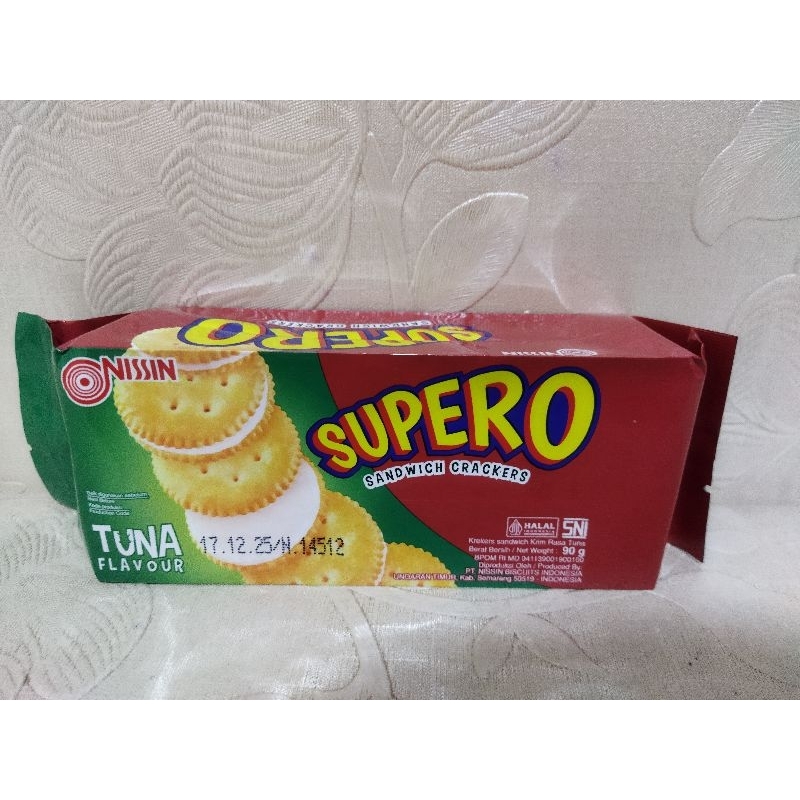 Jual Nissin Supero Sandwich Crackers Tuna Flavour / NISSIN SUPERO ...
