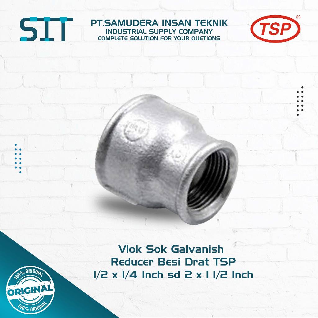 Jual Vlok Sok Galvanis 1/2 x 1/4 - 2 x 1 1/2 Reducer Socket SCR 150# MI ...