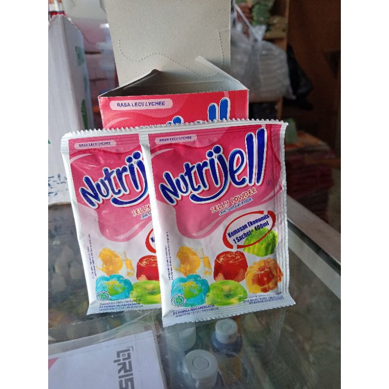 Jual Nutrijel jelly powder Rasa leci/kemasn 10g | Shopee Indonesia