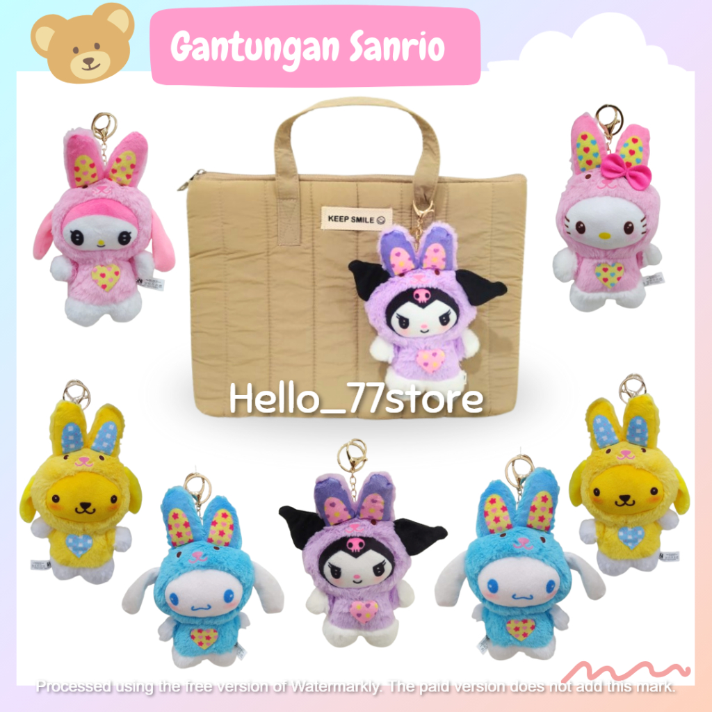 Jual HS/ Gantungan Kunci Keychain Boneka Sanrio My Melody Kuromi ...