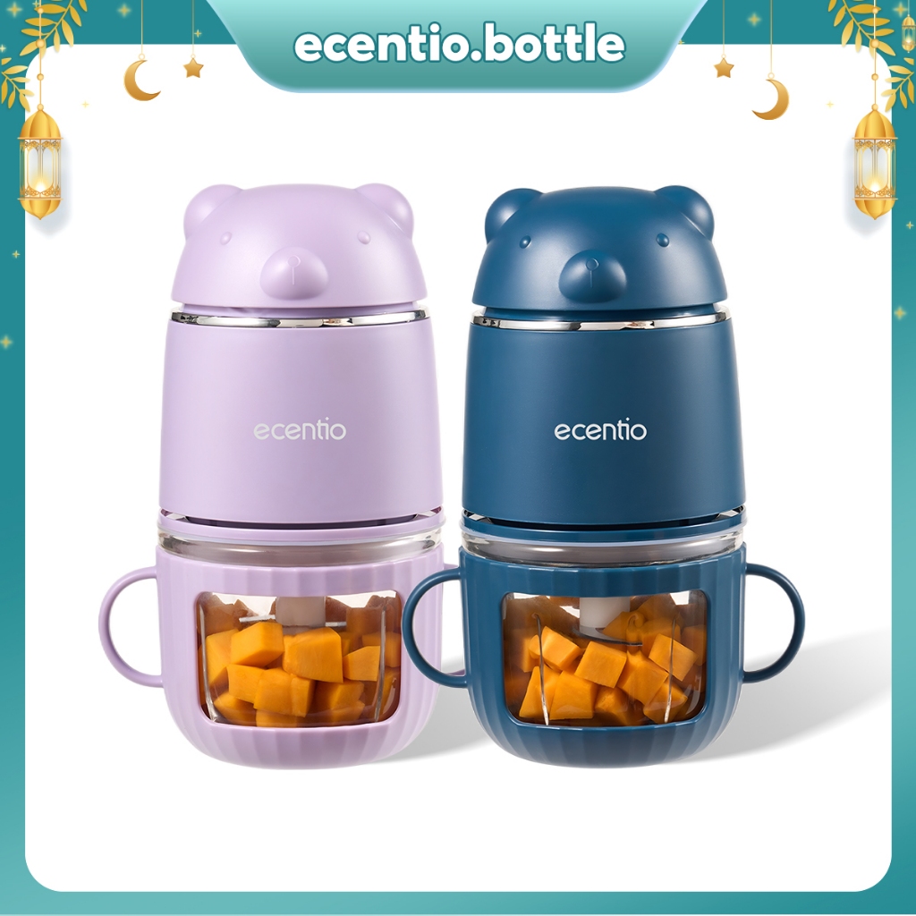 Jual ecentio Food Chopper Mini Chopper Multifungsi Mpasi 350ML Blender ...