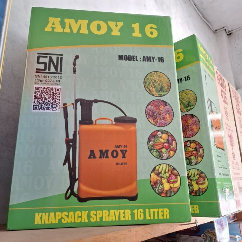Jual Tangki Semprot Pertanian Perkebunan Amoy 16 (16 Liter) Manual ...