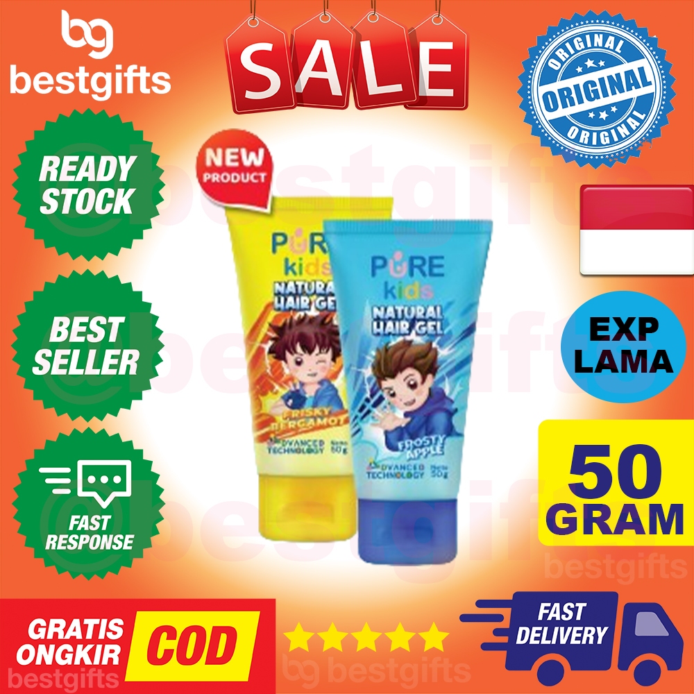 Jual PURE KIDS PUREKIDS NATURAL HAIR GEL JEL MEMBUAT RAMBUT ANAK LEBIH ...