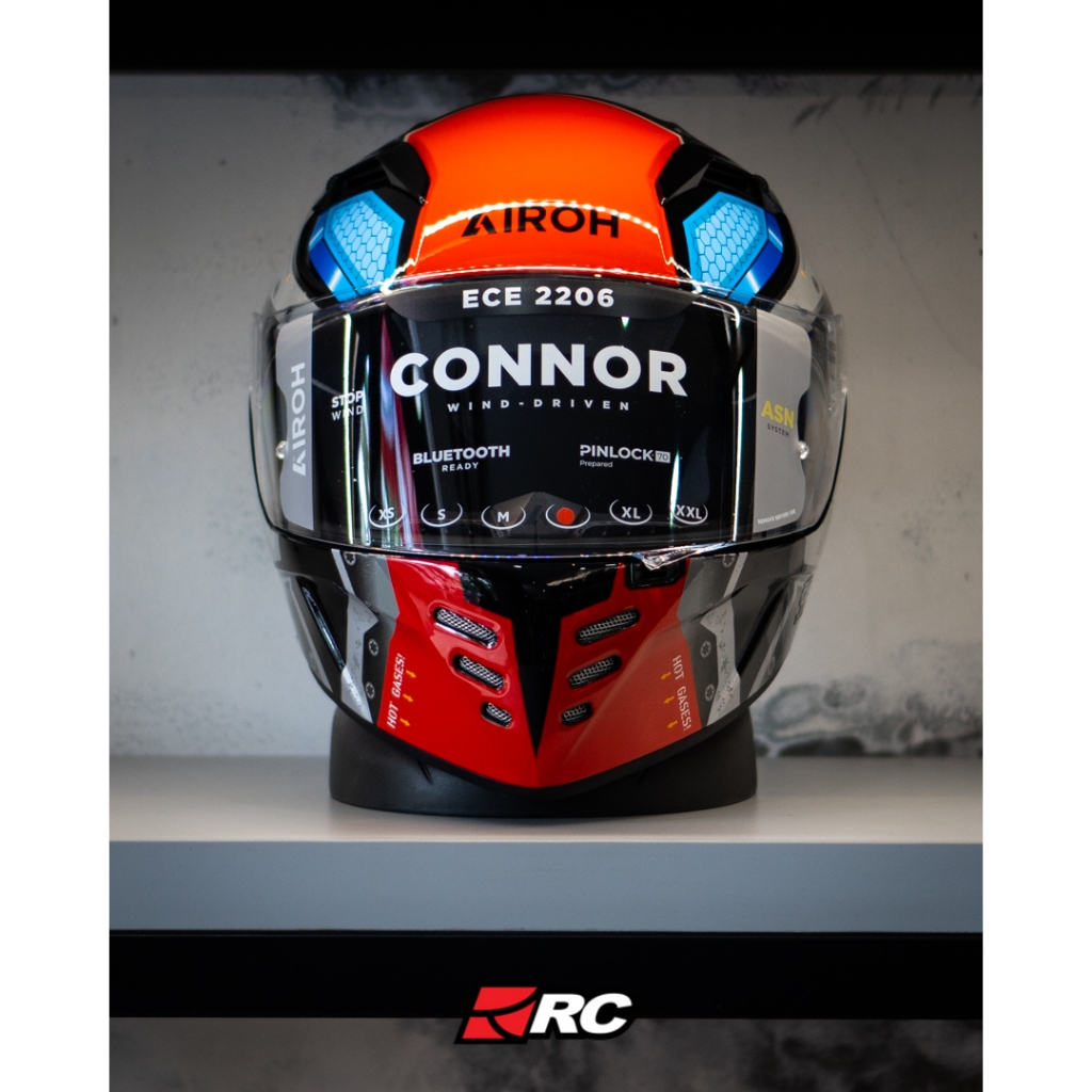 Jual Helm Motor Full Face - Airoh Connor Bot Gloss Original | Shopee ...