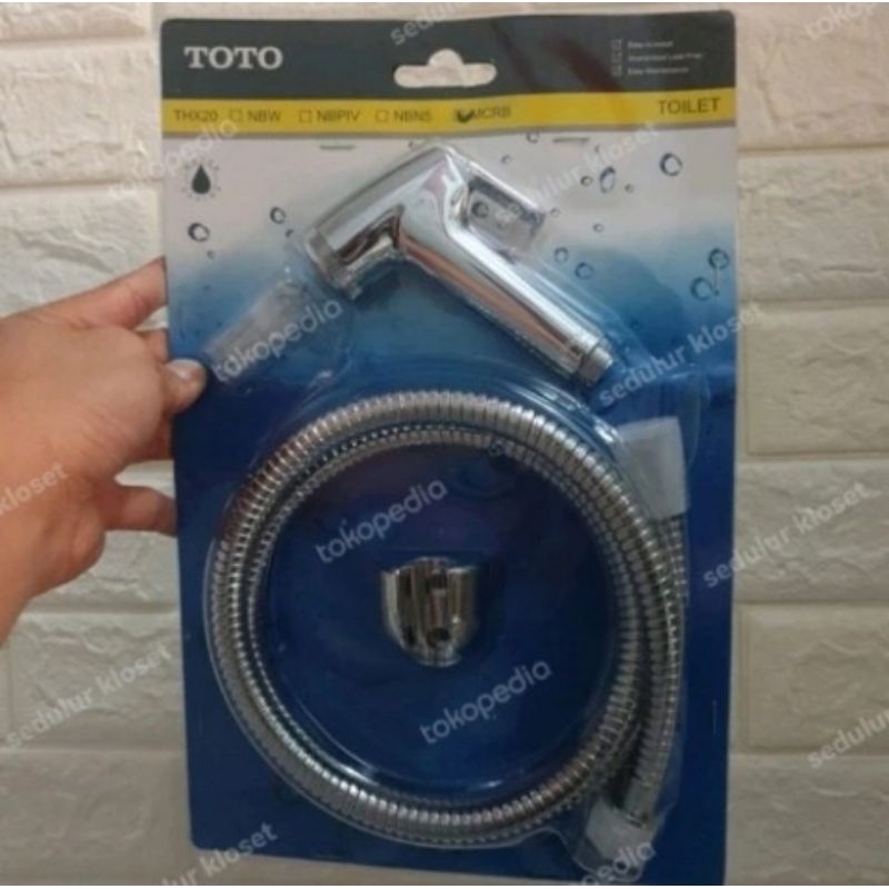 Jual jet shower spray TOTO THX20MCRB (chrome) | Shopee Indonesia