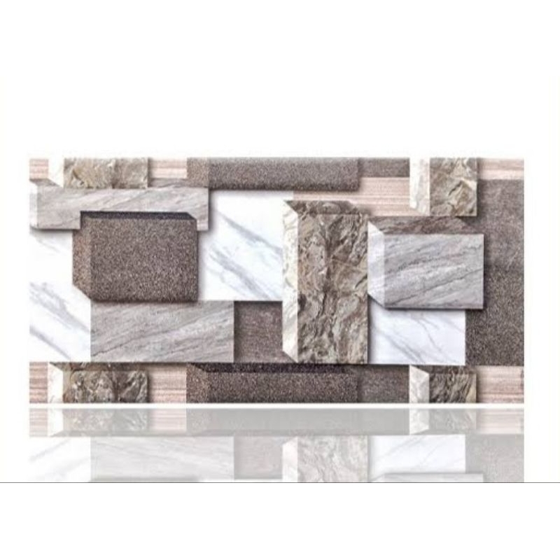 Jual keramik Paris Dinding Mahakam Grey 3D | Shopee Indonesia