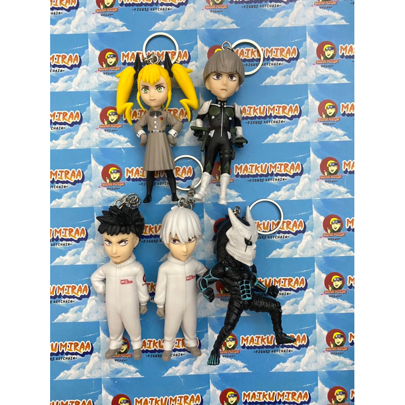 Jual Figure Keychain / Gantungan Kunci Kaiju no 8 Hibino Kafka Ichikawa Reno Kaiju Kikoru ...