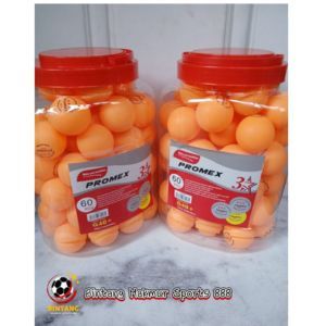 Jual bola pingpong tenis meja 3 bintang warna kuning PROMEX X40+ isi 60 pcs | Shopee Indonesia