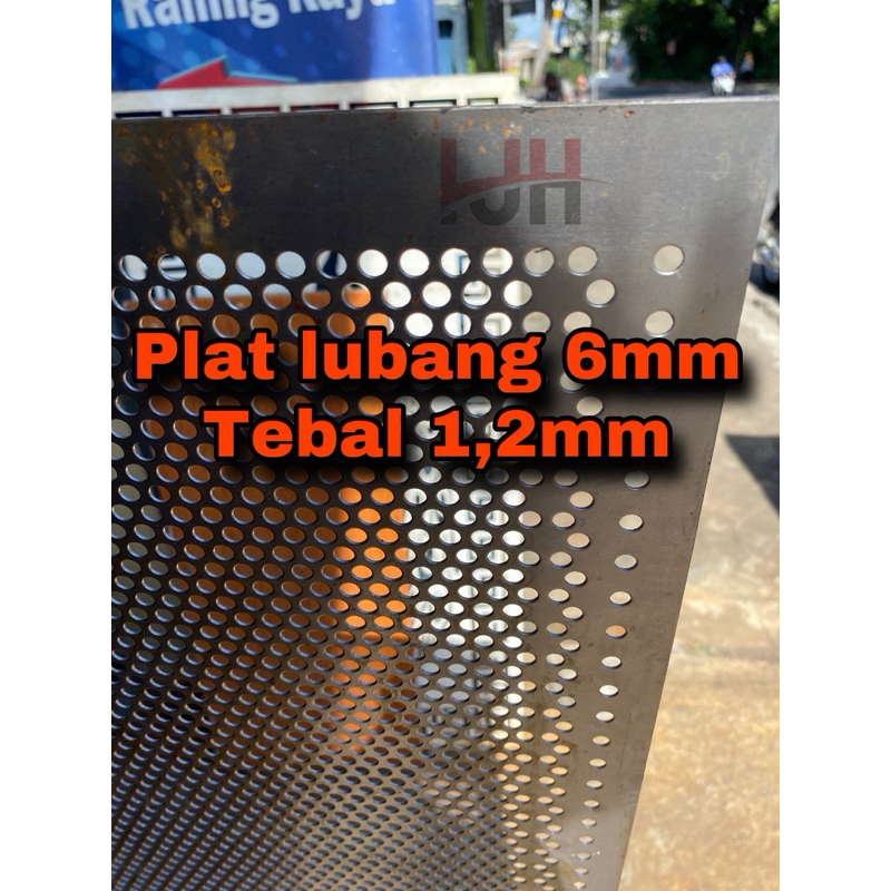 Jual Plat lubang 6mm tebal 1,2mm . plate perforated bulat ukuran ...