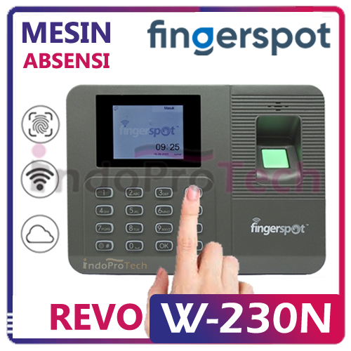 Jual Mesin Absensi Fingerspot Revo W-230N WIFI - Fingerspot Revo W 230 N | Shopee Indonesia