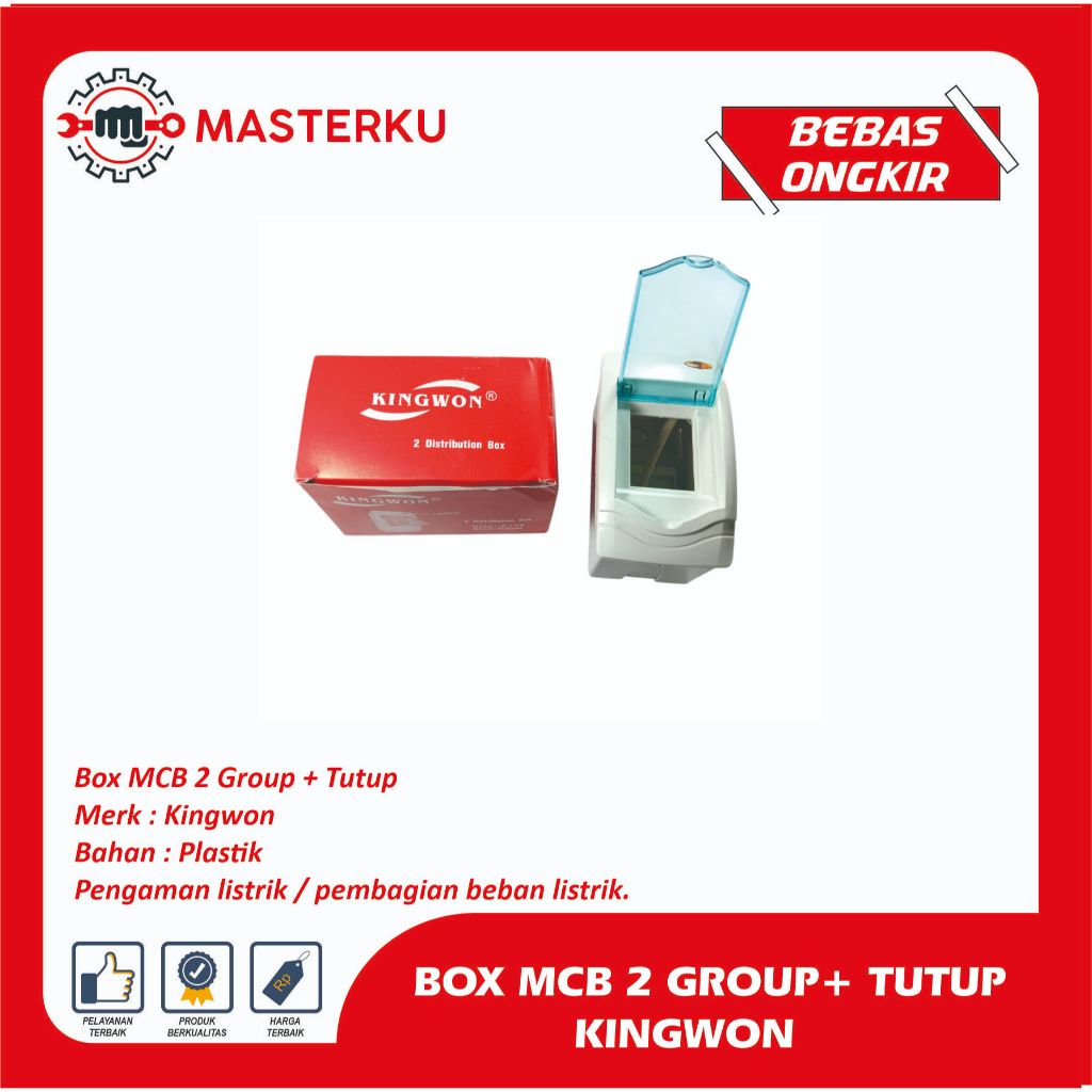 Jual BOX MCB 2 GRUP PLUS TUTUP/BOX MCB TUTUP/PANEL MCB | Shopee Indonesia