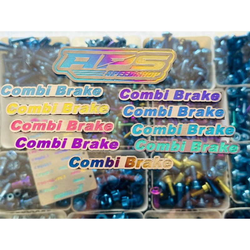Jual Emblem Logo Combi Brake Titanium Vietnam 1PCS | Shopee Indonesia