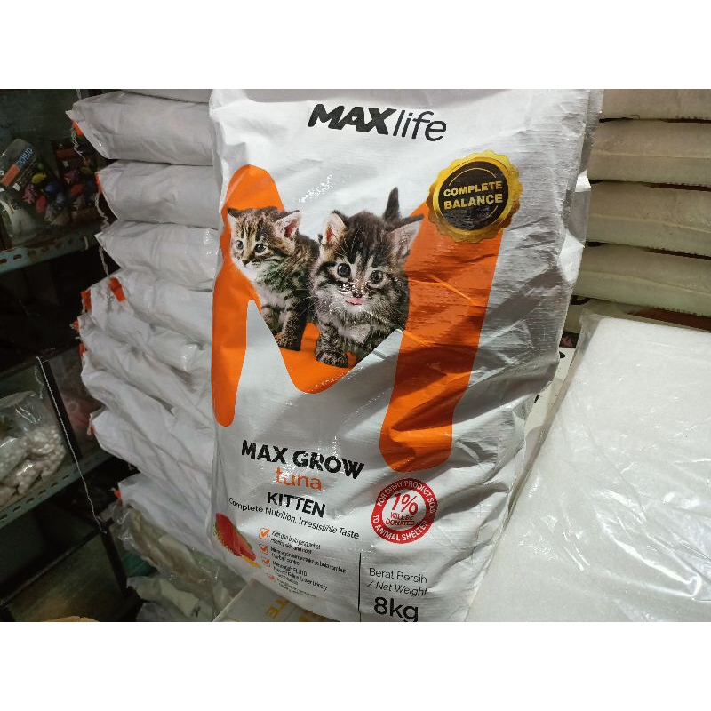 Jual INSTANT CARGO KARUNGAN SAK MAXLIFE 8KG Cat Food Dry Premium Anti ...