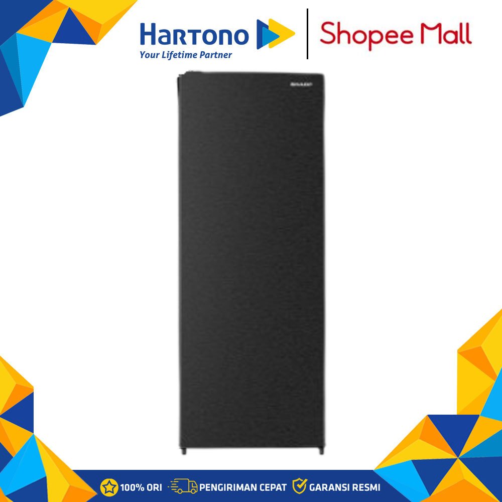 Jual SHARP Freezer Standing Upright Freezer 178 Liter FJM198AHS / FJ ...
