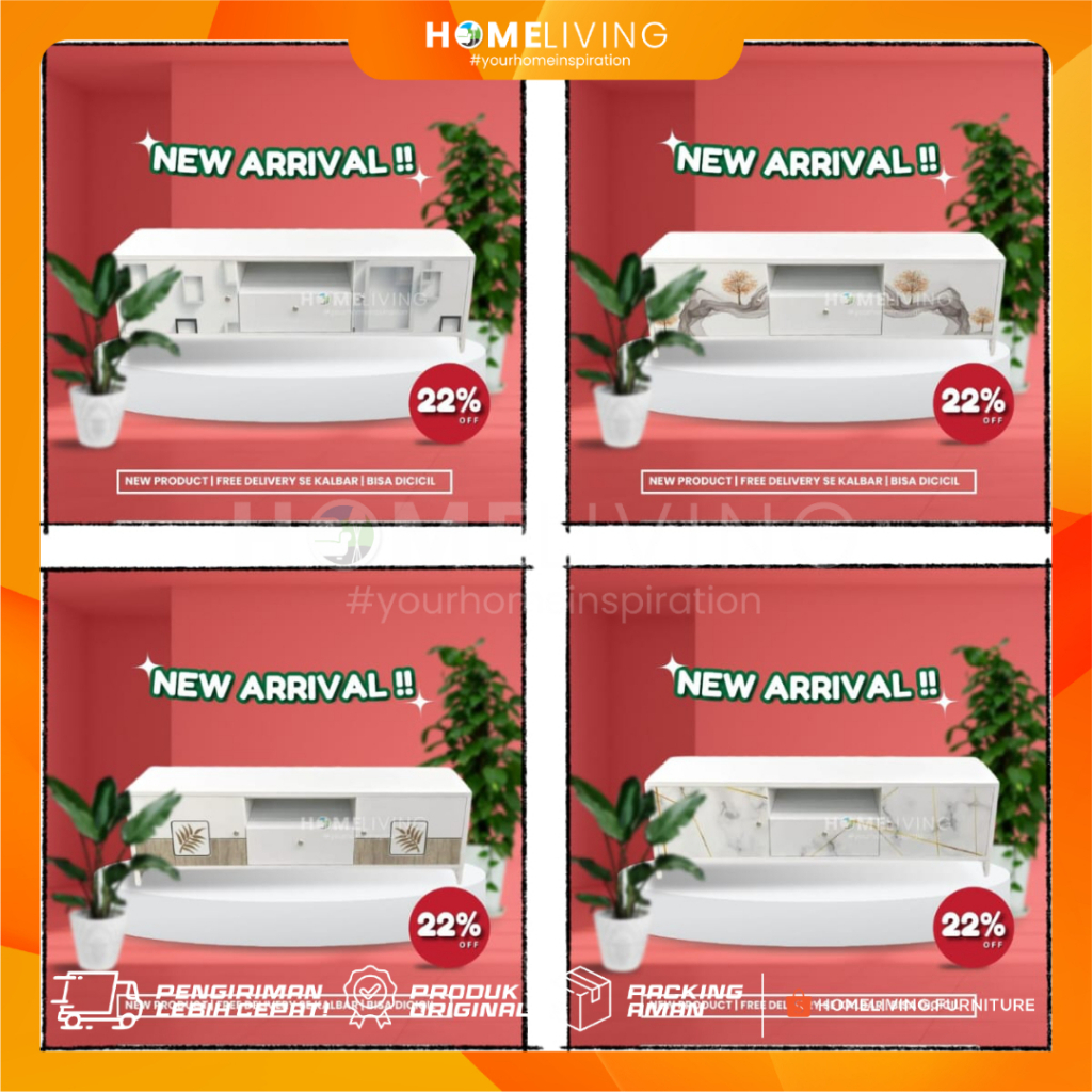 Jual HOMELIVING-RAK TV BESI - BUFFET TV BESI - LEMARI TV BESI - LEMARI ...