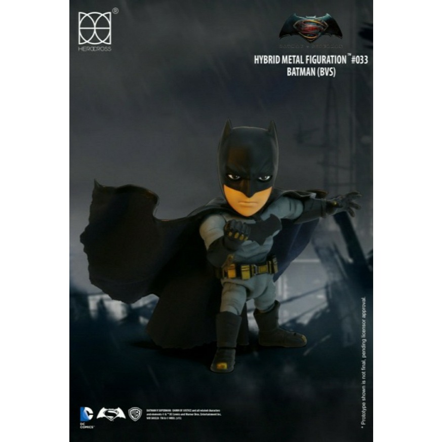 Jual Herocross Hybrid Metal Figuration #033 - Batman (Bvs) | Shopee ...