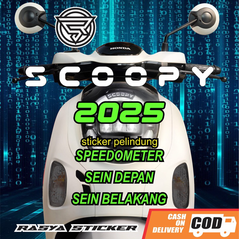 Jual Sicker Sein New HONDA SCOOPY 2025 full set depan belakang dan ...