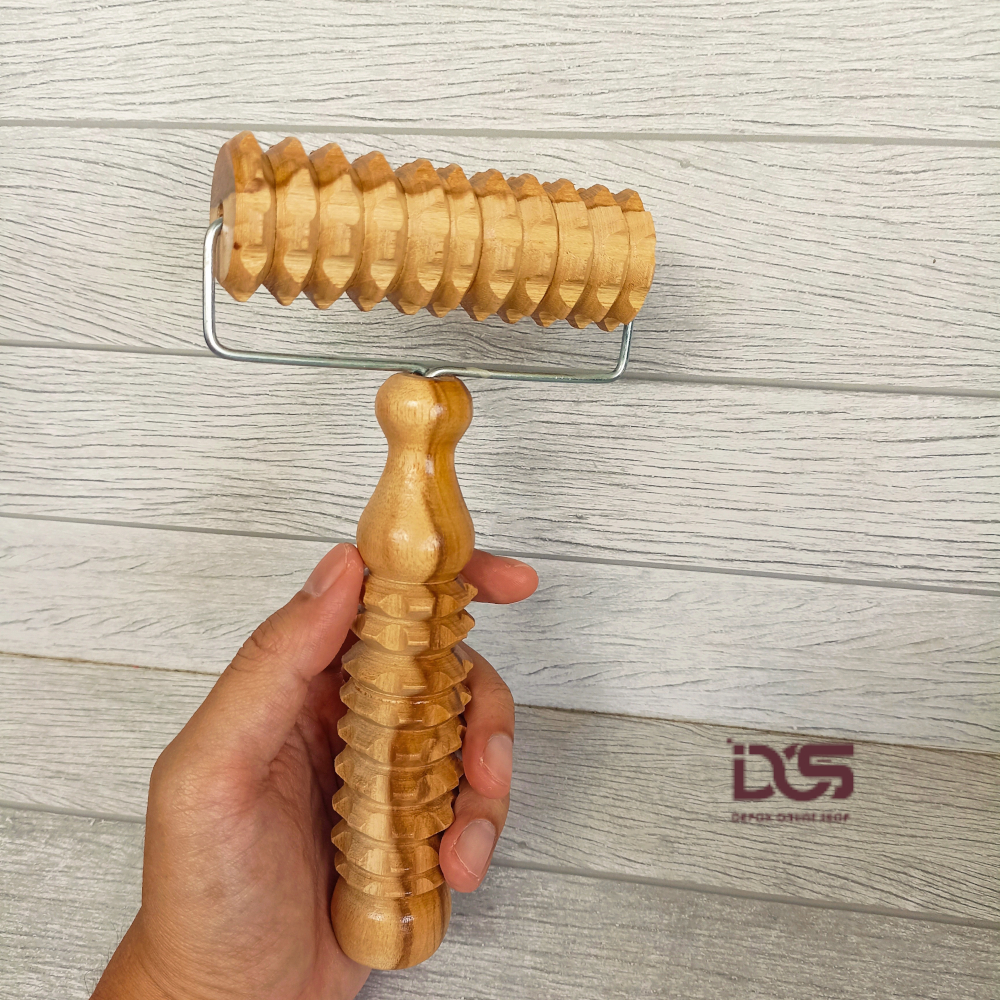 Jual Alat Pijat Roller Punggung Refleksi Betis Paha Kaki Terapi Jari Tangan Manual Badan Kayu ...
