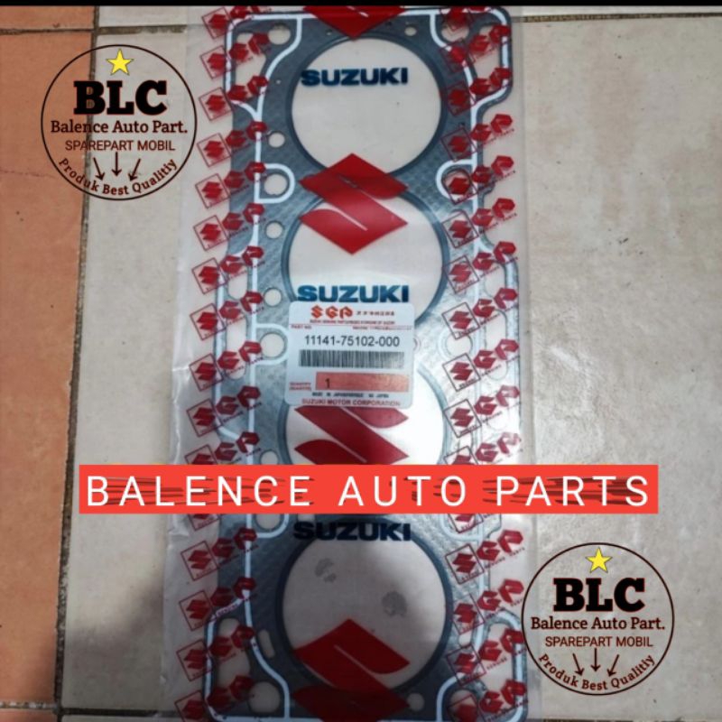 Jual PAKING ONLY -GASKET CYLINDER HEAD CARRY,ST100,1.00Cc(11141-75012) | Shopee Indonesia