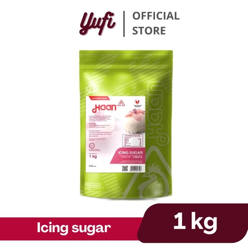Jual Haan icing sugar fiesta - gula halus 1 kg | Shopee Indonesia