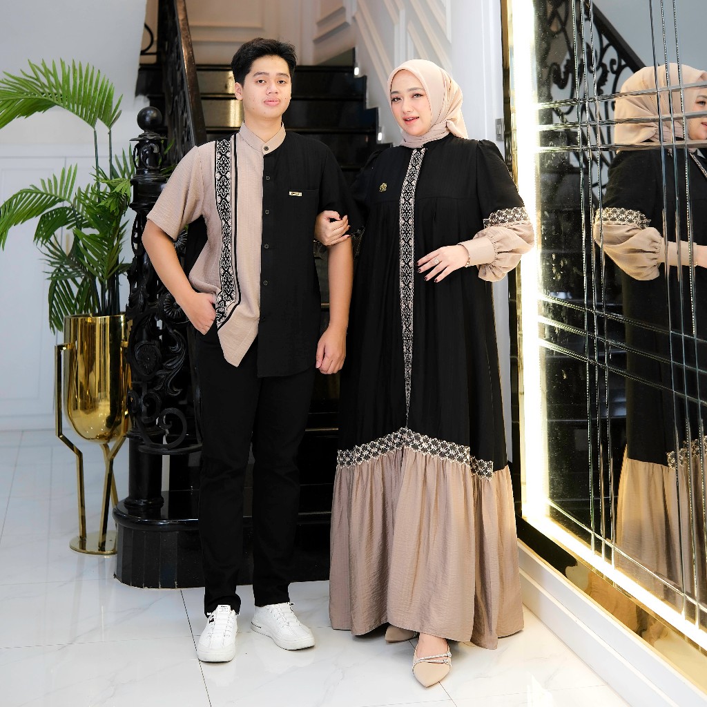 Jual Gwenza - Asyiqa Couple Gamis Koko - Muslim Wanita | Shopee Indonesia
