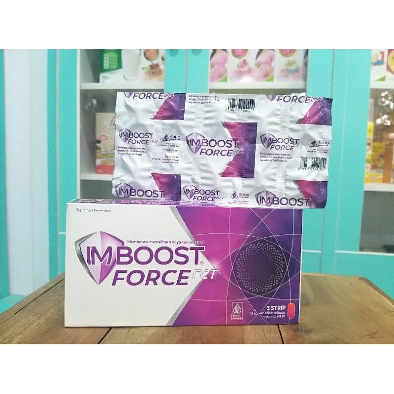 Jual IMBOOST FORCE 1 STRIP @ 10 KAPLET | VITAMIN | imbost | Shopee ...