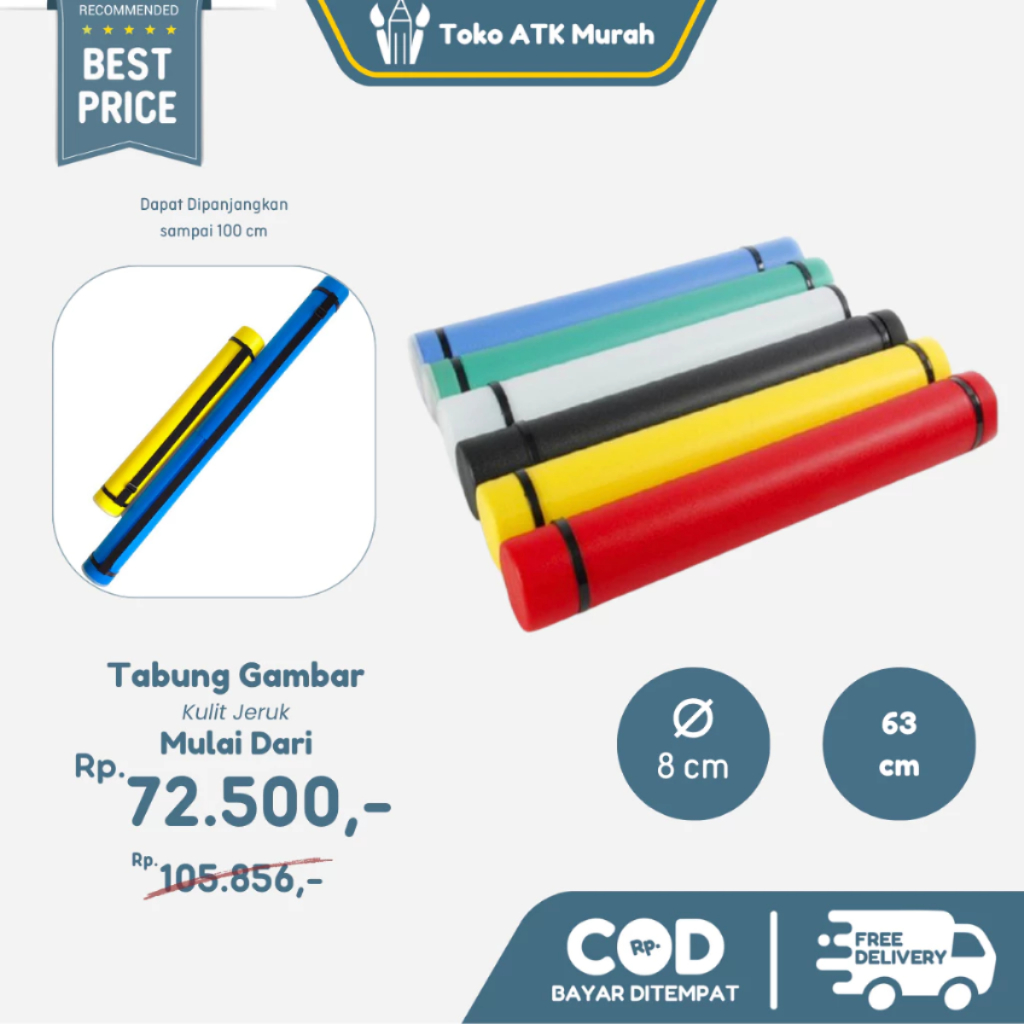 Jual Tabung Gambar Drafting Tube Warna 8.5cm Kulit Jeruk Warna | Shopee ...