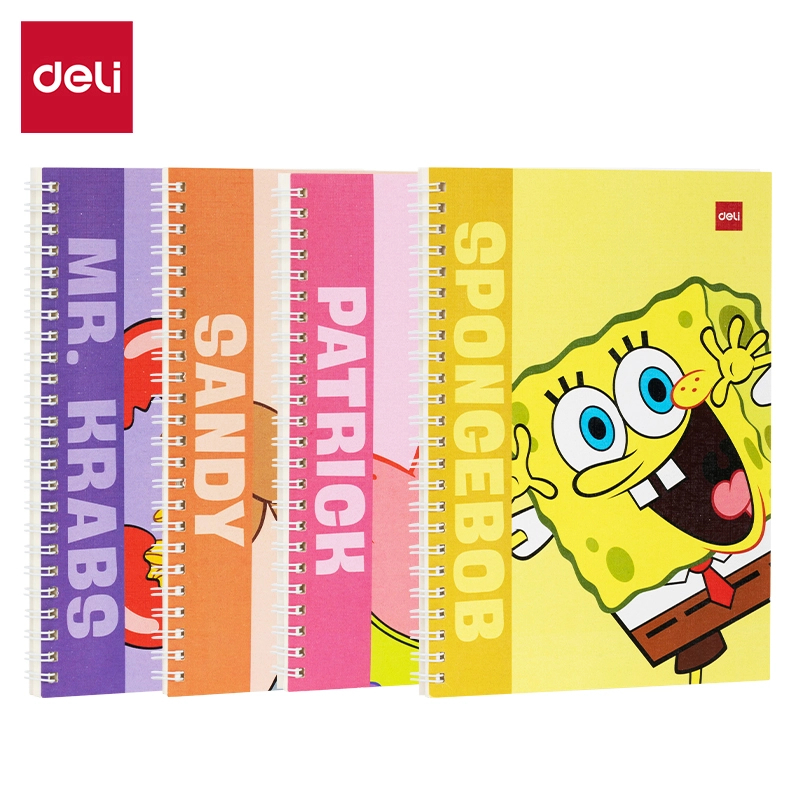 Jual DELI Notebook B5 LB560 Spiral Spongebob Squarepants Buku Catatan ...