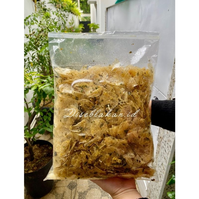 Jual Kripca keripik kaca original daun jeruk kemasan 1kg | Shopee Indonesia