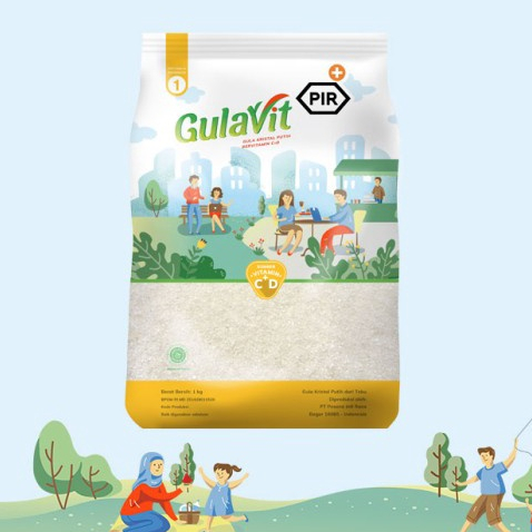 Jual Gula Pasir Gulavit 500 gram Gula Bervitamin C + D | Shopee Indonesia