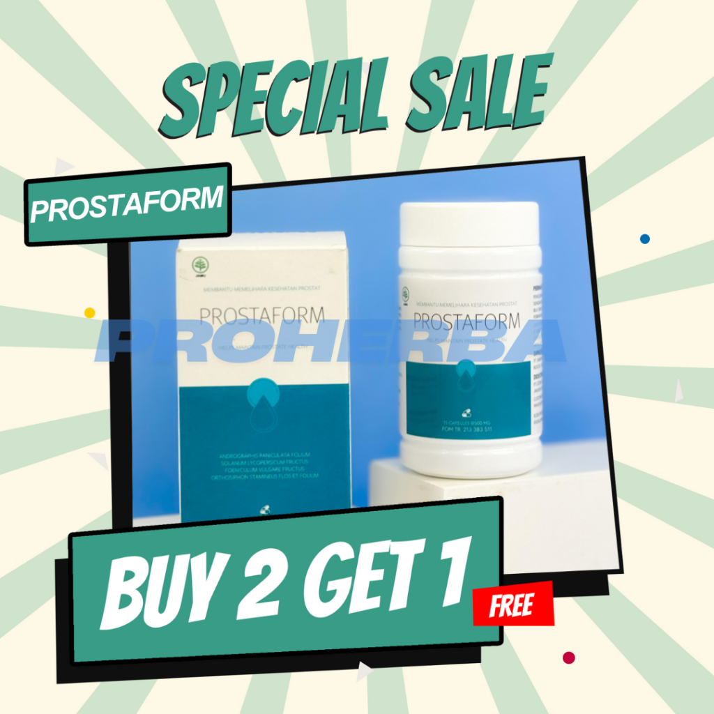 Jual Prostaform Herbal Prostat Original 15 Kapsul (3 botol) | Shopee ...