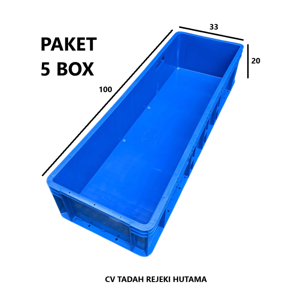 Jual Paket 5 / Box Kontainer 6688 (100x33x20 cm) | Shopee Indonesia