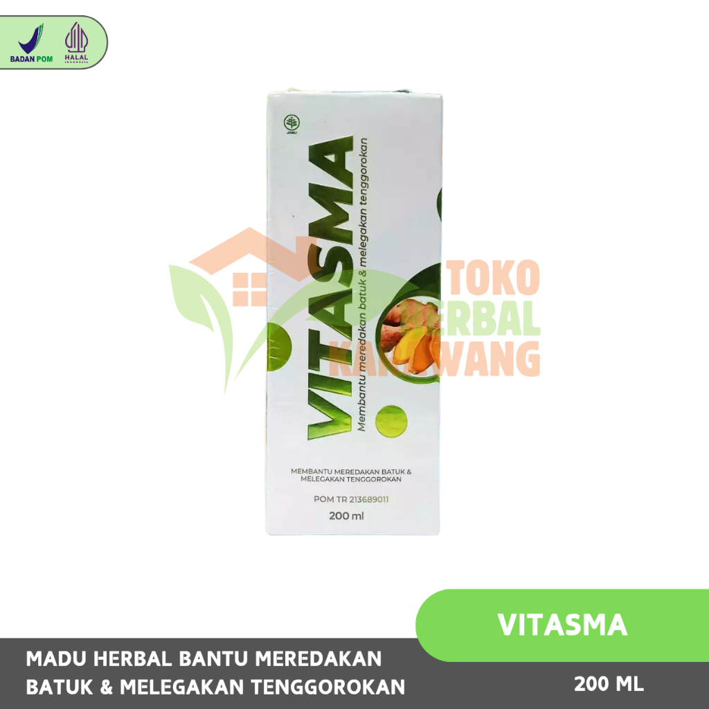 Jual Vitasma – Madu Herbal Masalah Pernafasan Isi 200ml | Shopee Indonesia