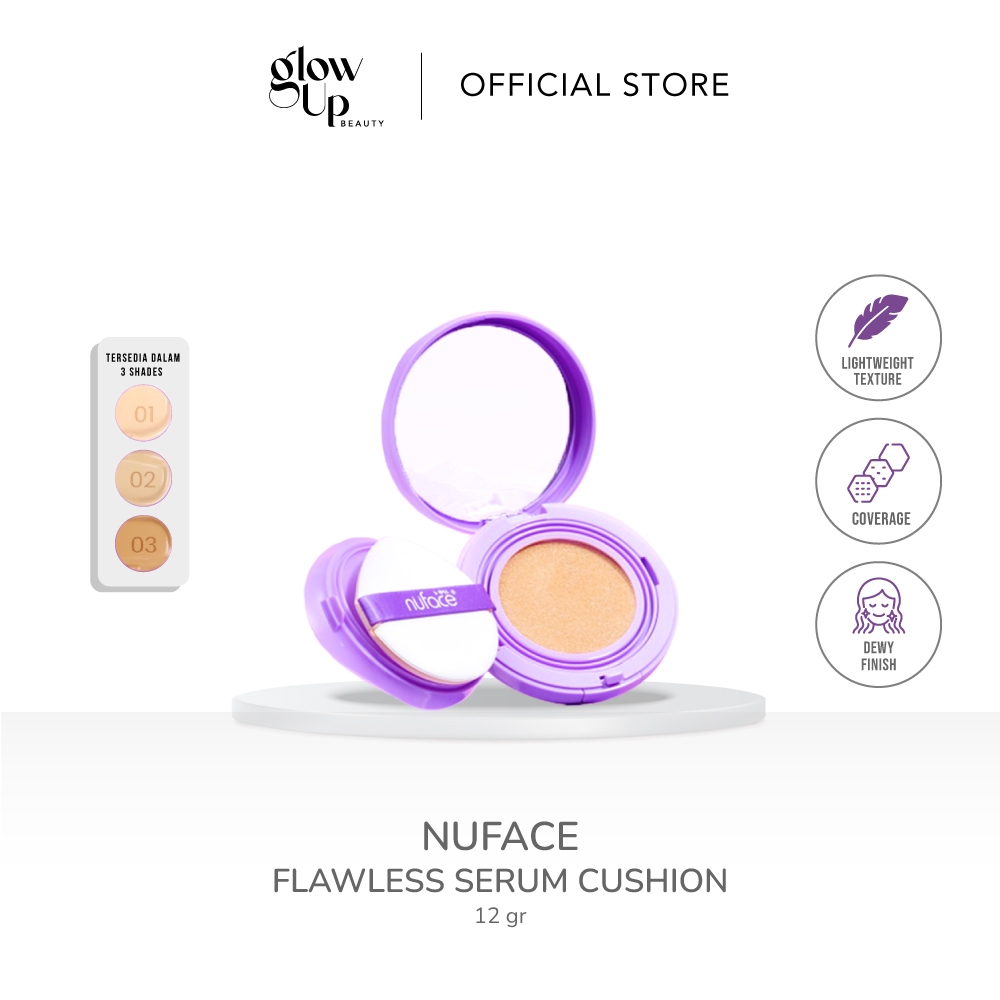 Jual Nuface Flawless+ Serum Cushion with SPF 30 PA+++ (Medium to High ...