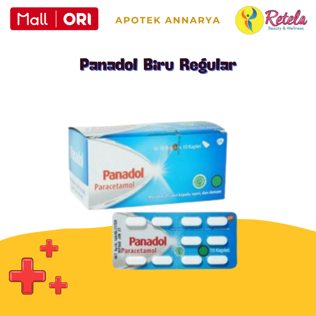 Jual Panadol Biru Regular 1 Strip 10 Tablet | Shopee Indonesia