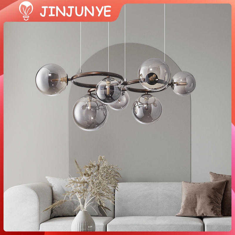 Jual Lampu Gantung Minimalis Modern 7 Glass Ball Lampu Hias Gantung ...