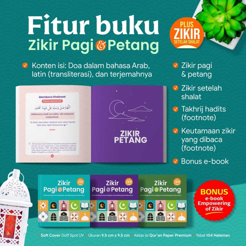 Jual DPZ - Buku Zikir Pagi Petang by Zaduna Buku Doa Estetik Gratis E ...