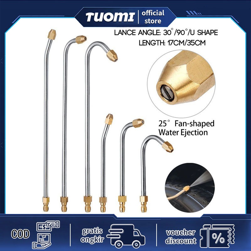 Jual 30°/45°（17cm）nozzle jet cleaner/nozzle steam/stick jet cleaner ...