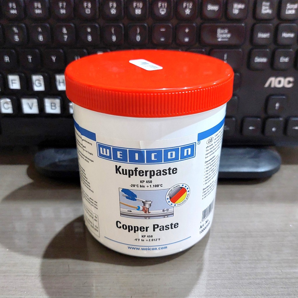Jual WEICON KP 450 Copper Paste 450 g / High Temperature Anti Seize ...