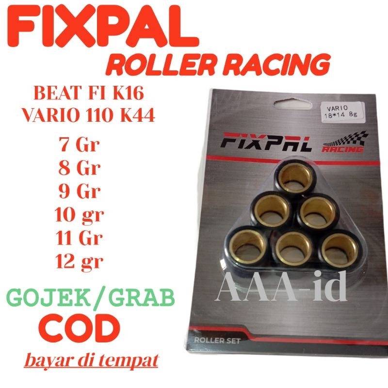 Jual FIXPAL Roller racing beat fi Vario K44 7gr 8gr 9gr 10gr 11gr 12gr / roller racing beat ...