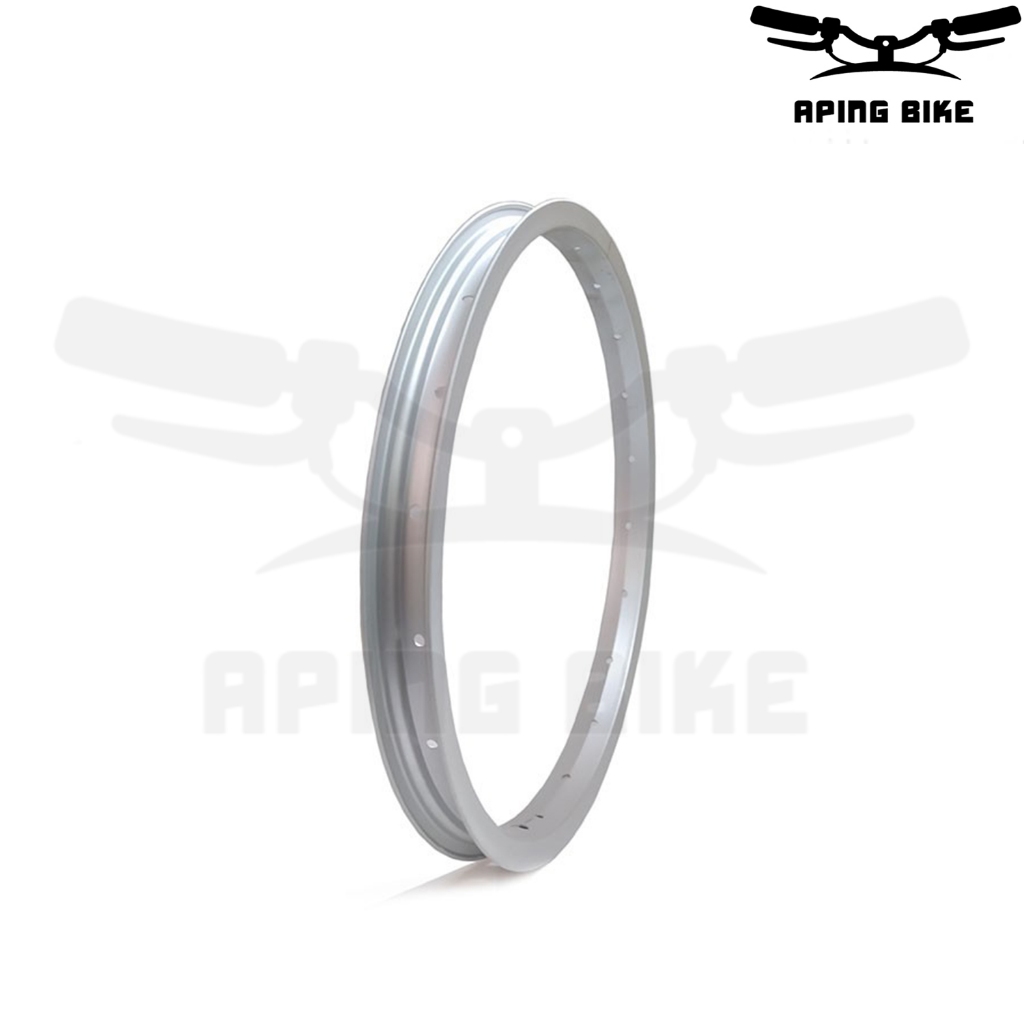 Jual Velg Alloy 16 Polos 20H Silver Rims Sepeda Pelek Aloy Sepeda BMX ...
