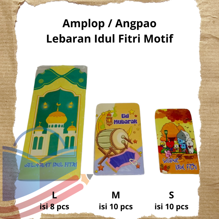 Jual Amplop lebaran 2025 / Amplop Idul Fitri Motif | Shopee Indonesia