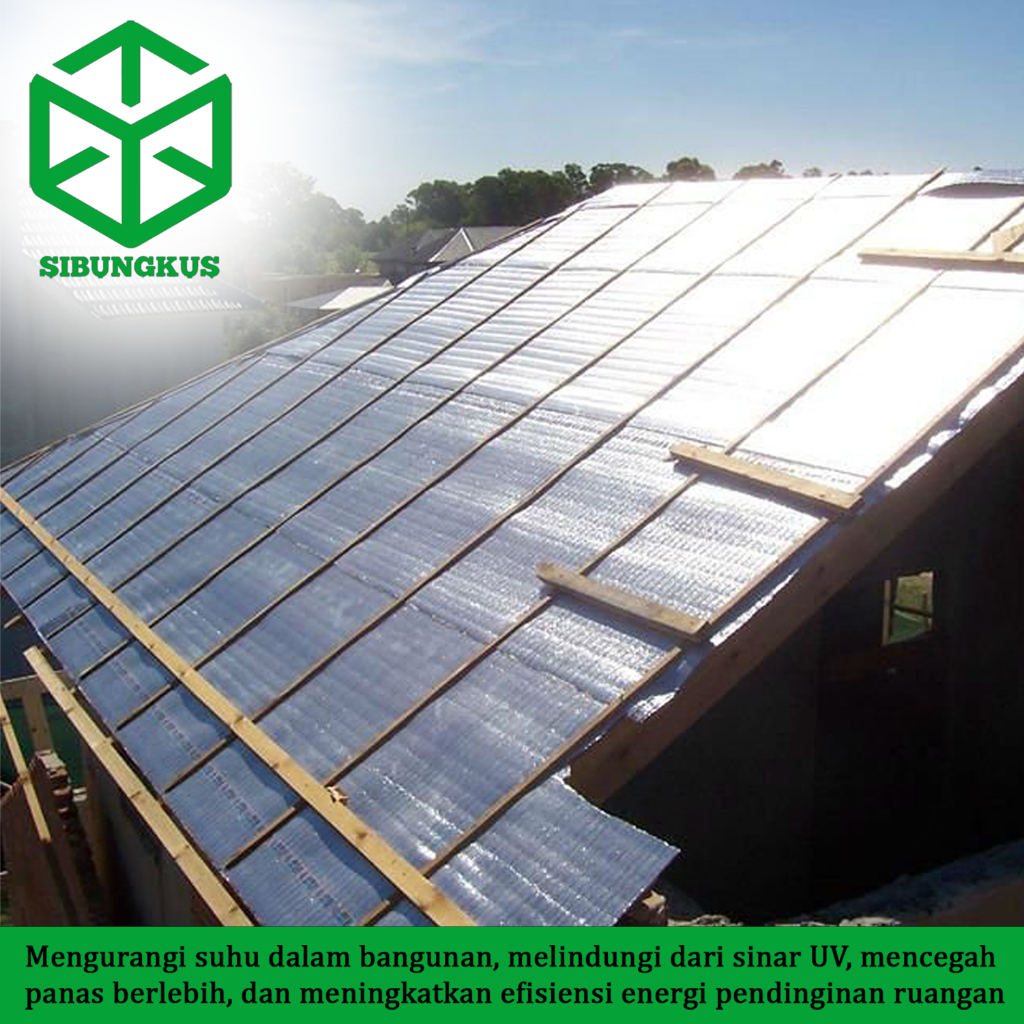 Jual Peredam Panas Atap Rumah Aluminium Metelizing PE Foam Bubble Foil ...