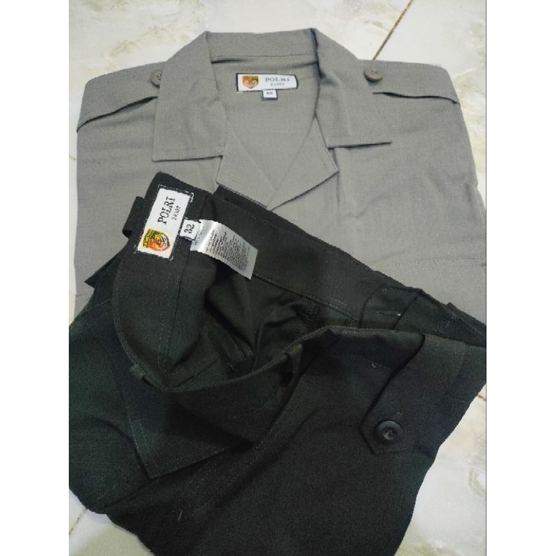 Jual Baju PDL Coklat POLRI — Kualitas Superfill, Standar resmi, Jatah ...