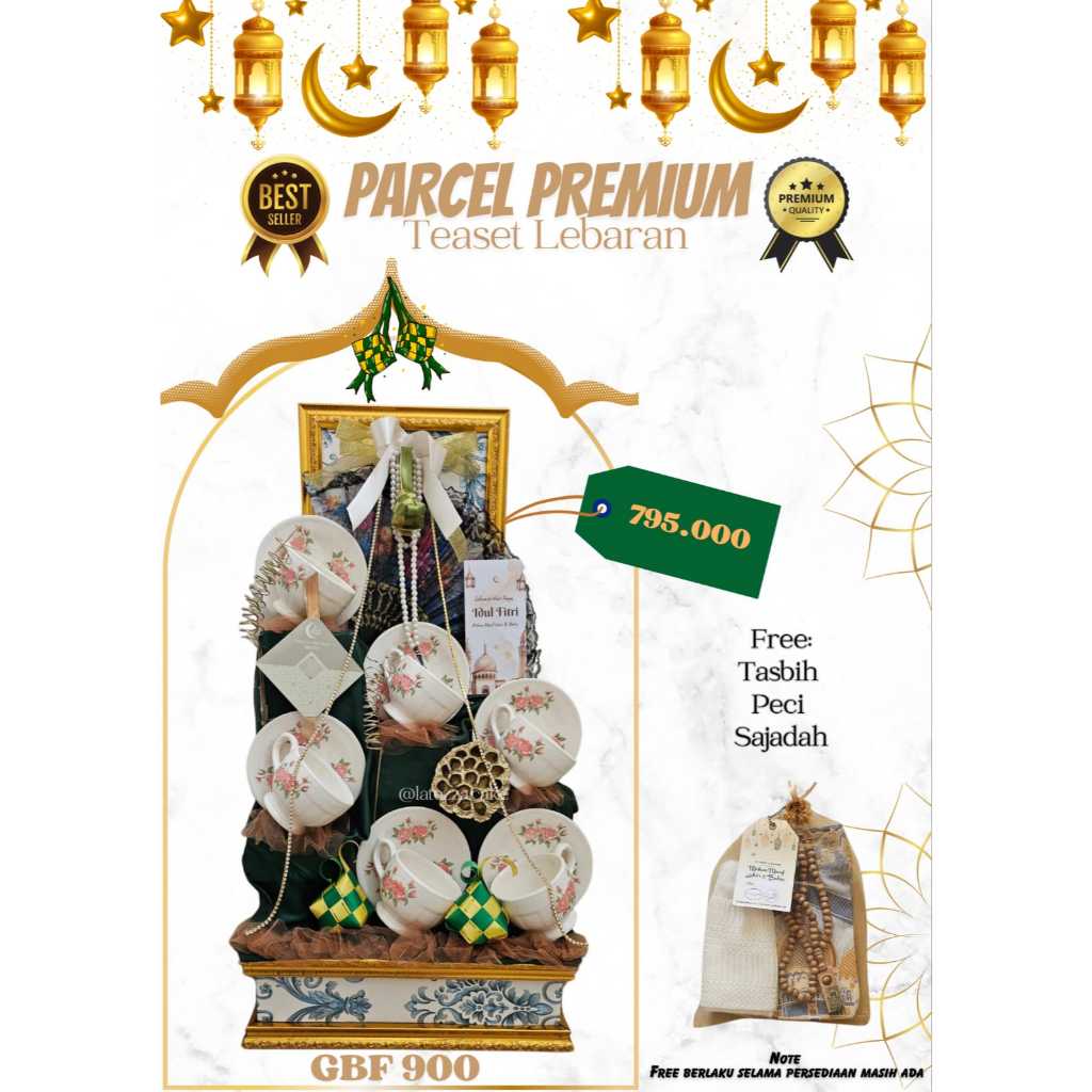 Jual Parcel Lebaran GBF 900 Parcel Pecah Belah Hampers Teaset idul ...